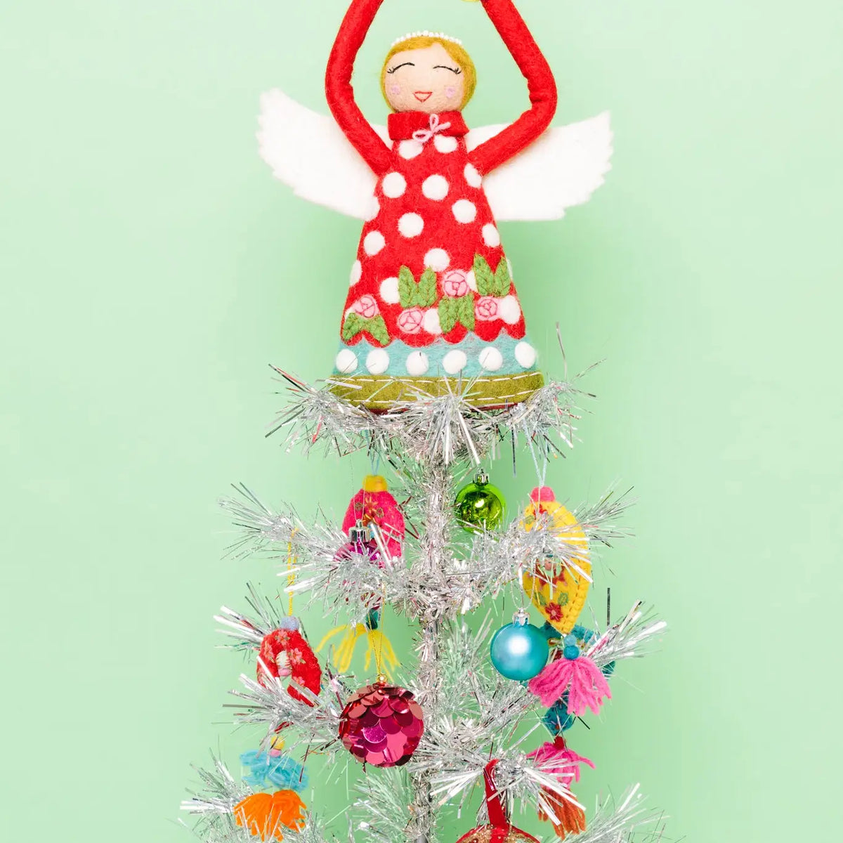 Joy Angel Tree Topper OR Mantle Decor – Cat & Kate Boutique
