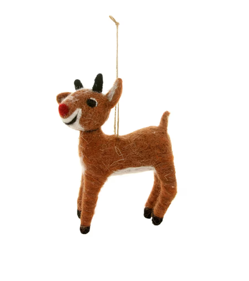 Rudolph Ornament – Cat & Kate Boutique